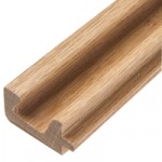 Continuous J or C-Pull for Cabinet Doors